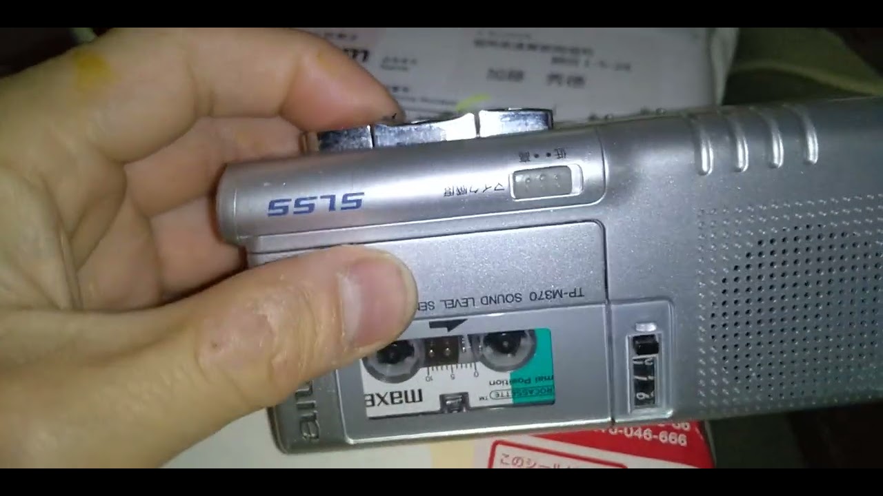 AIWA model TP-M370 マイクロテープレコーダーを修理完了 ゴムベルトの幅が0.58mm~0.65mmですが、在庫は少ないよう ...