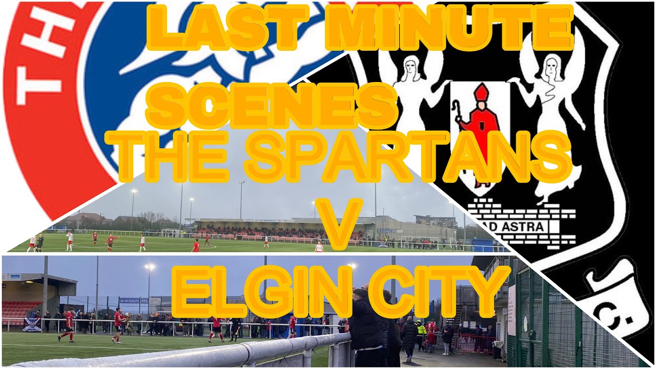 THE SPARTANS V ELGIN CITY - YouTube