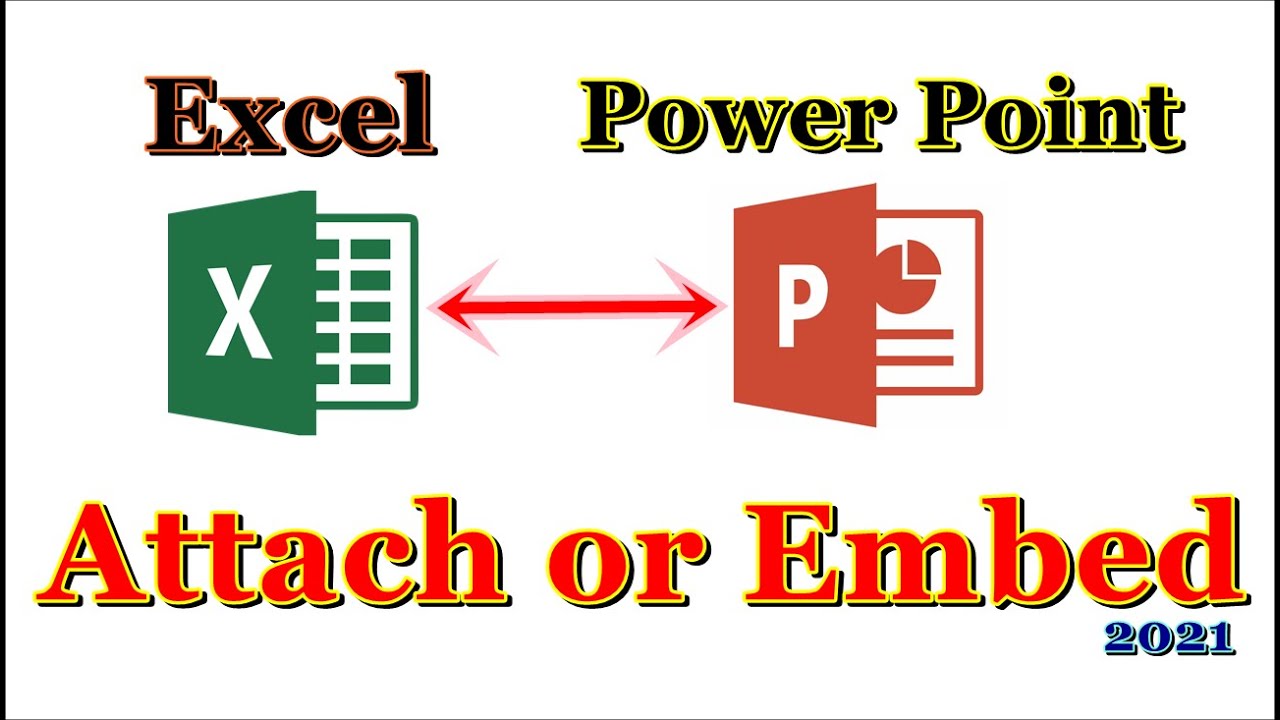 Attach or Embed Excel In Power Point Presentation or PPT (2021) - YouTube