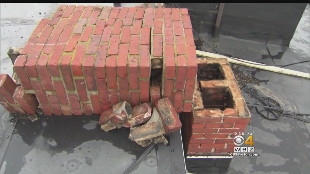 Woman Hurt In North End Chimney Collapse - YouTube