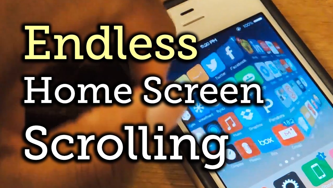 Scroll Endlessly Through Home Screen Pages on Your iPad or iPhone - iOS ...