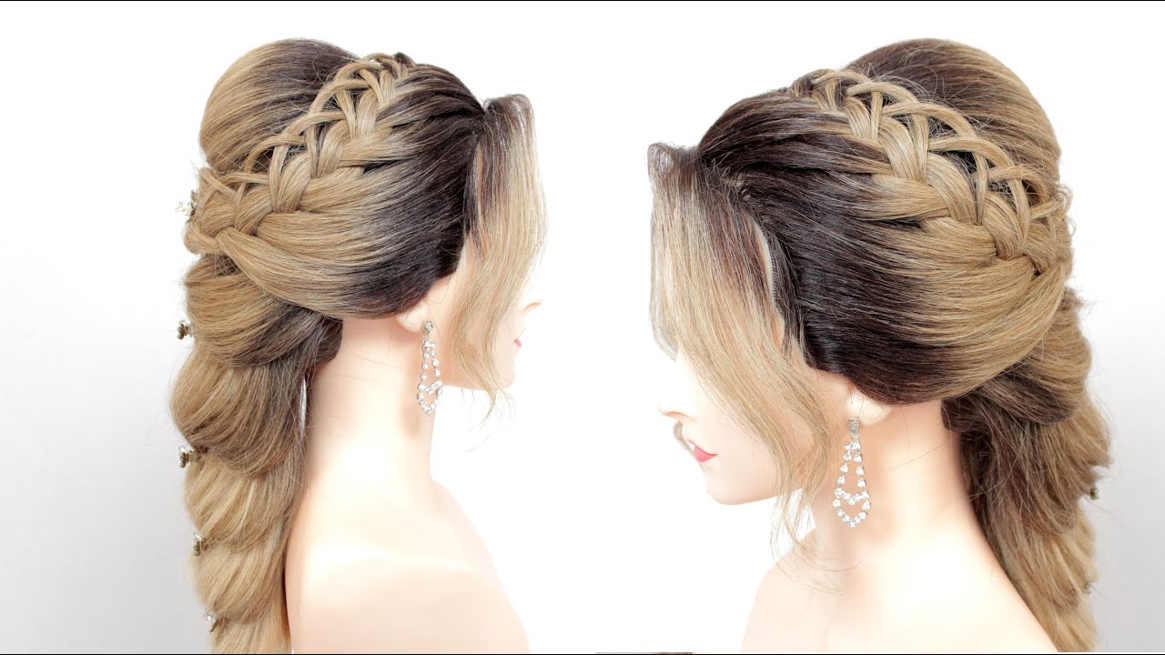 New Elegant easy hairstyle for every day - YouTube