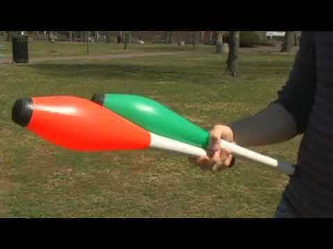 Juggling 3 Clubs: Multiplex Throws - YouTube