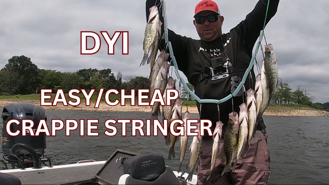 Easy and Cheap Crappie Stringer. DYI. (MUST WATCH) - YouTube