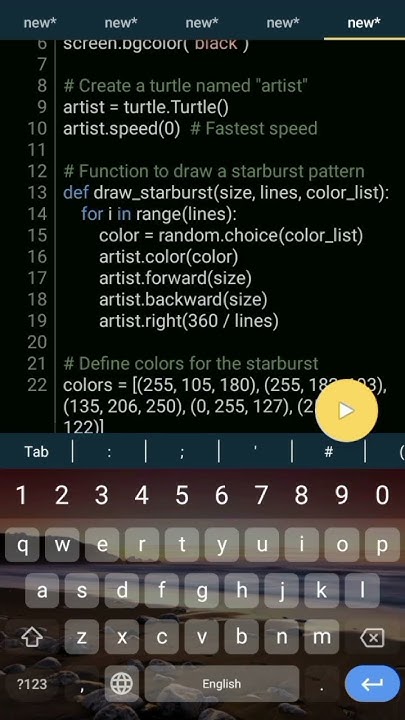 Python Turtle Graphics 5 Python Coding Pythonturtlegraphics Trending Viral Shorts Youtube