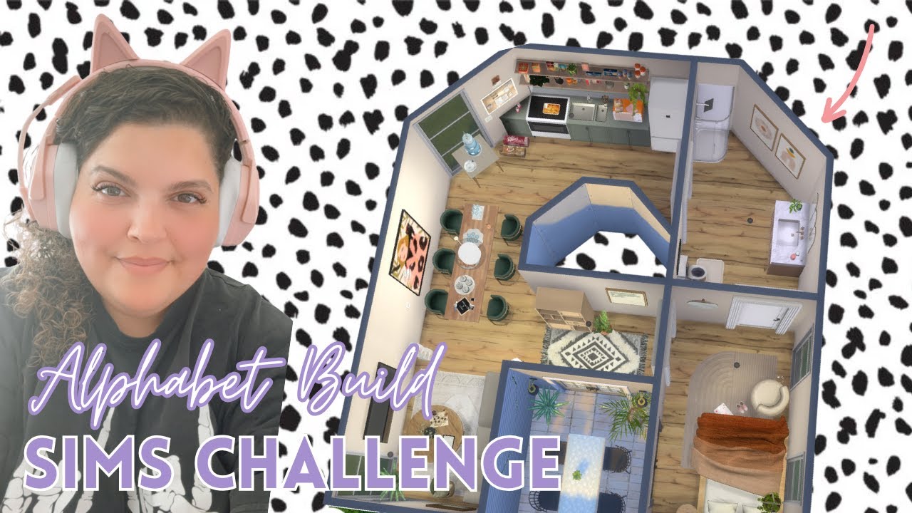 Alphabet Build Challenge | Letter A | Sims 4 CC Speed Build - YouTube