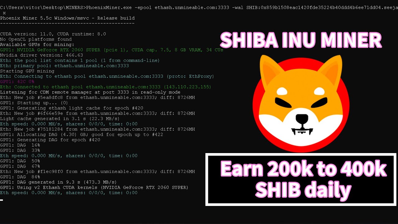 New SHIBA INU GPU Miner🔥🔥🔥 Earn 200k SHIB daily🔥🔥🔥 - YouTube