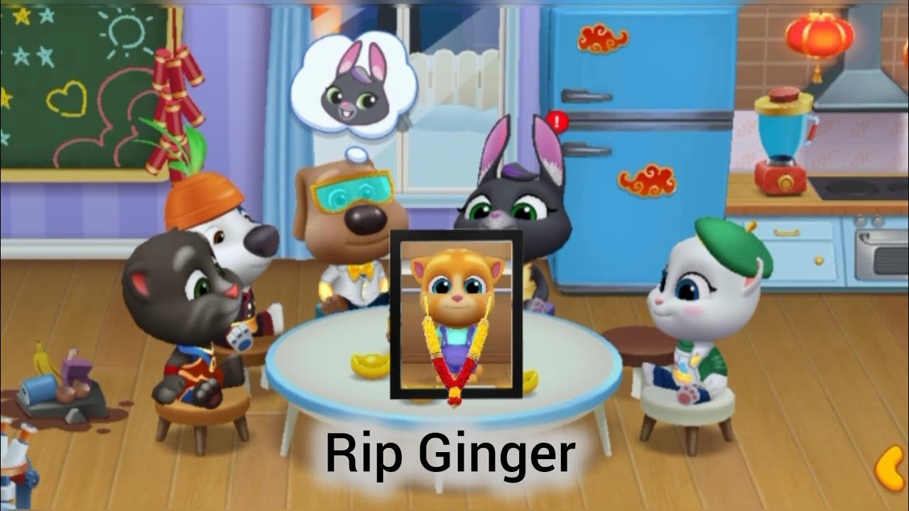 My Talking Tom Friends - AMONG US - R.I.P GINGER - YouTube