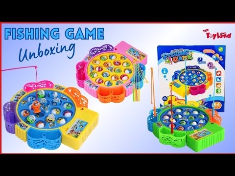 Fishing Game Unboxing & Testing | Electric Musical Fishing Game Toy ...
