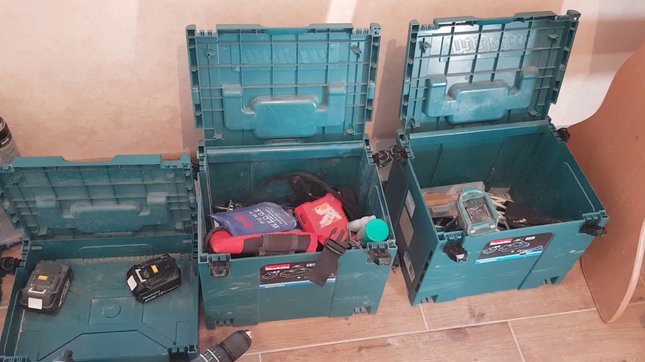 Обзор ящиков makita makpac - YouTube