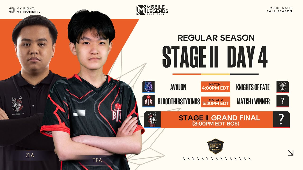2023 NACT Fall Regular Season Stage 2 Day 4 | Mobile Legends: Bang Bang ...