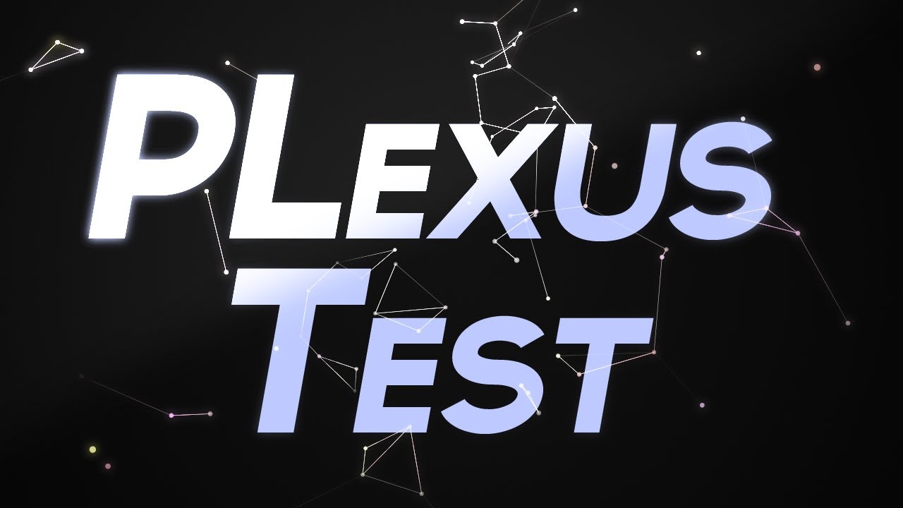 Test Plexus Plugin For After Effects YouTube Test Plexus Plugin For After Effects YouTube