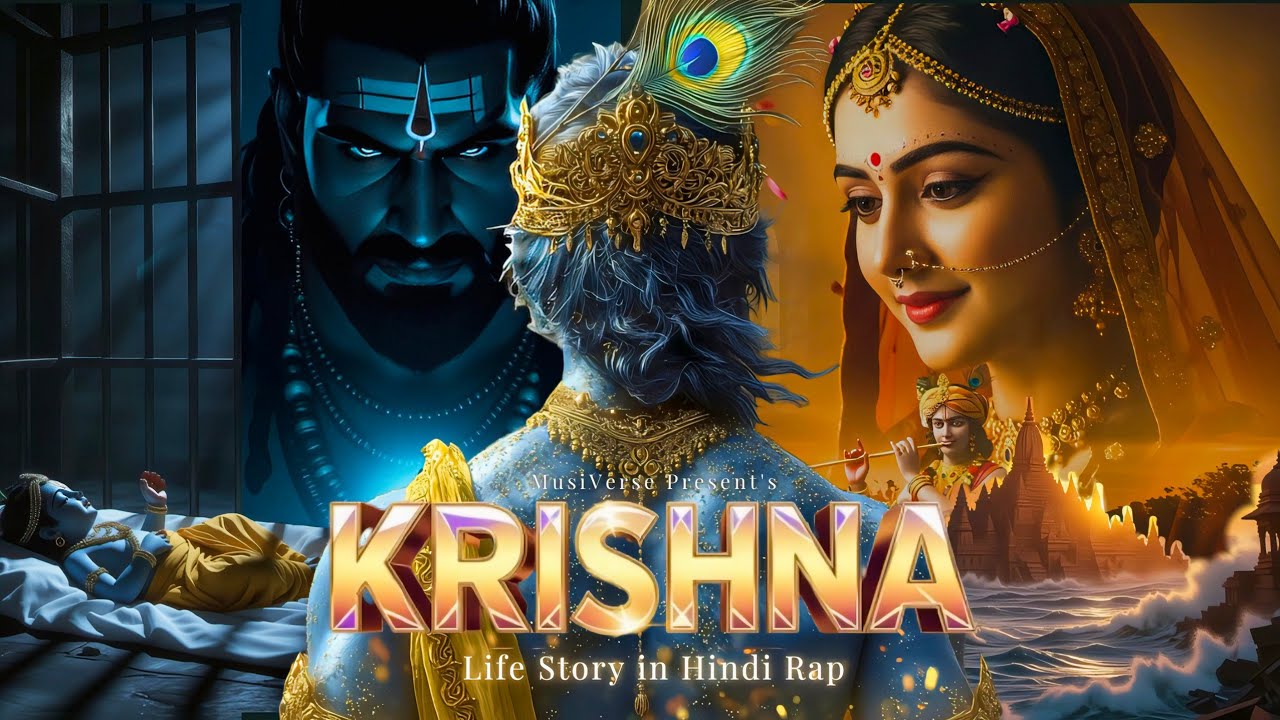 KRISHNA RAP SONG | Life Story of Lord Krishna in Hindi Rap | By KRishna ...