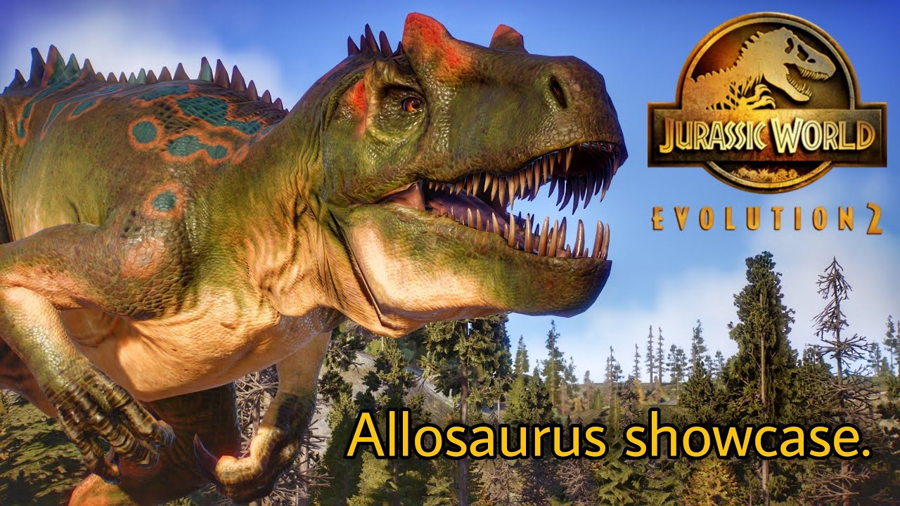 Battle at big rock Allosaurus mod! Jurassic World Evolution 2. - YouTube