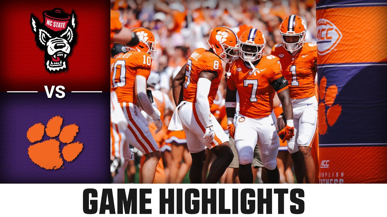 NC State vs. Clemson Game Highlights | 2024 ACC Football - YouTube