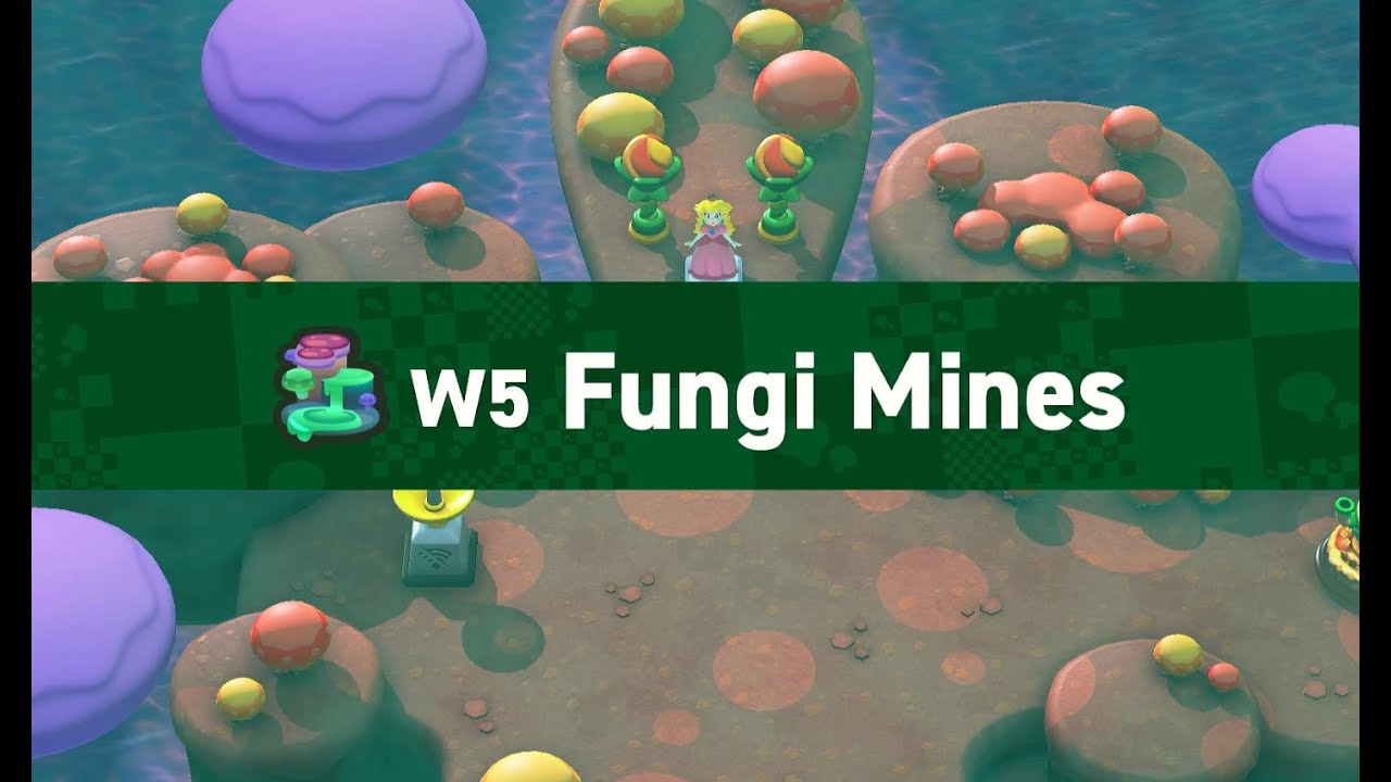 Super Mario Bros. Wonder10 - Fungi Mines(슈퍼마리오원더 곰팡광산) - YouTube