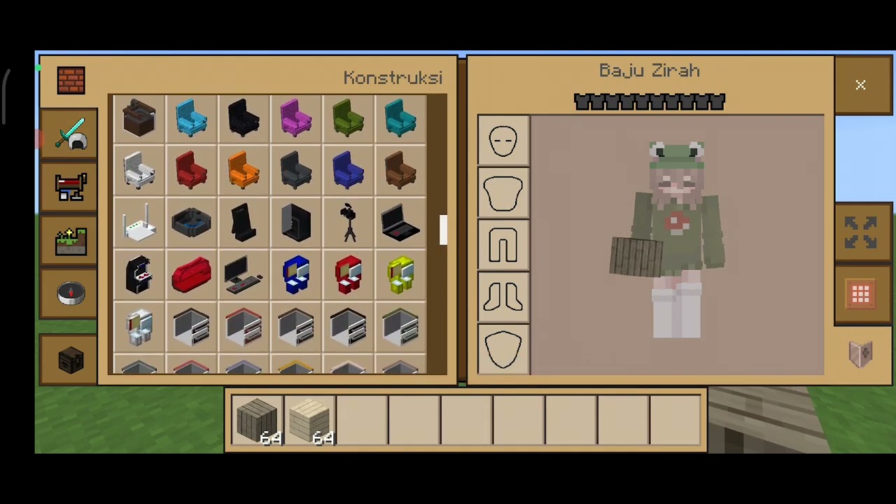 tutorial membuat rumah di main craft - YouTube