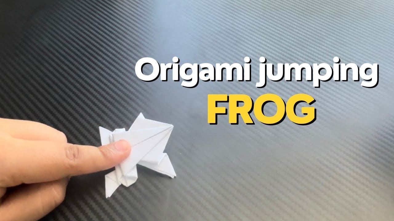 Origami Jumping Frog (traditional ver.) - YouTube