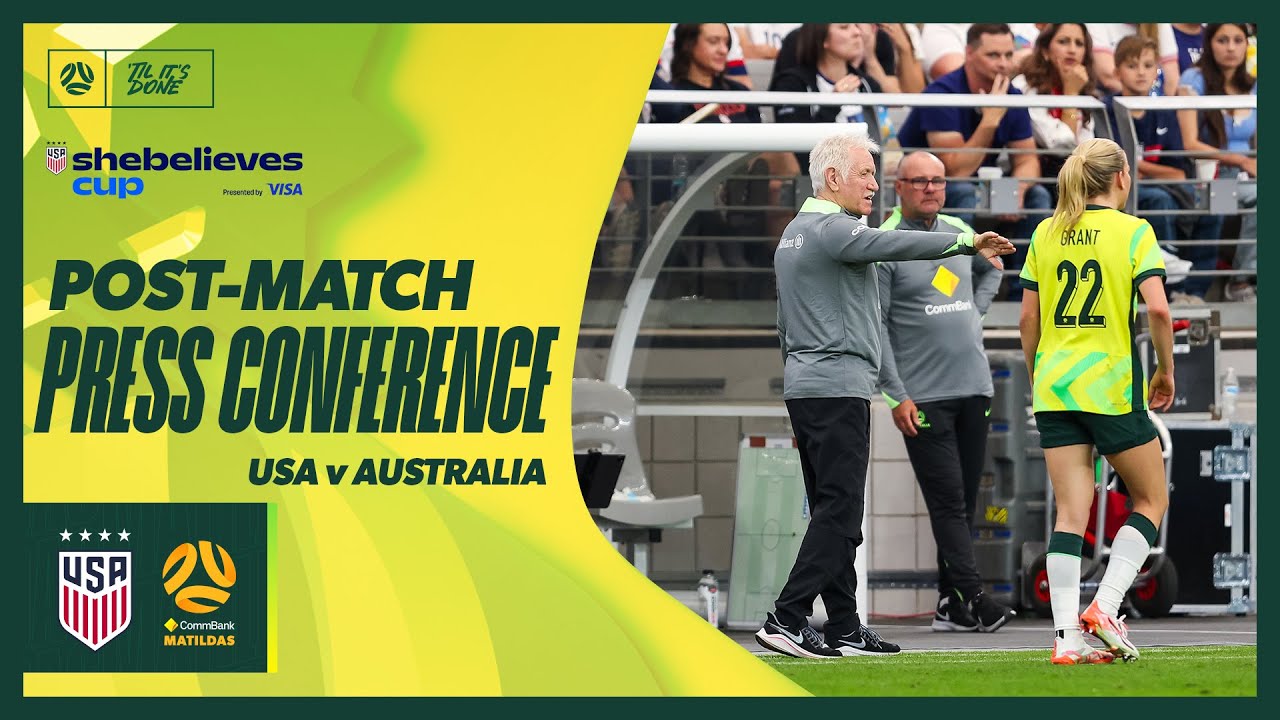Tom Sermanni | Post-Match Press Conference | CommBank Matildas v USA | SheBelieves Cup - YouTube