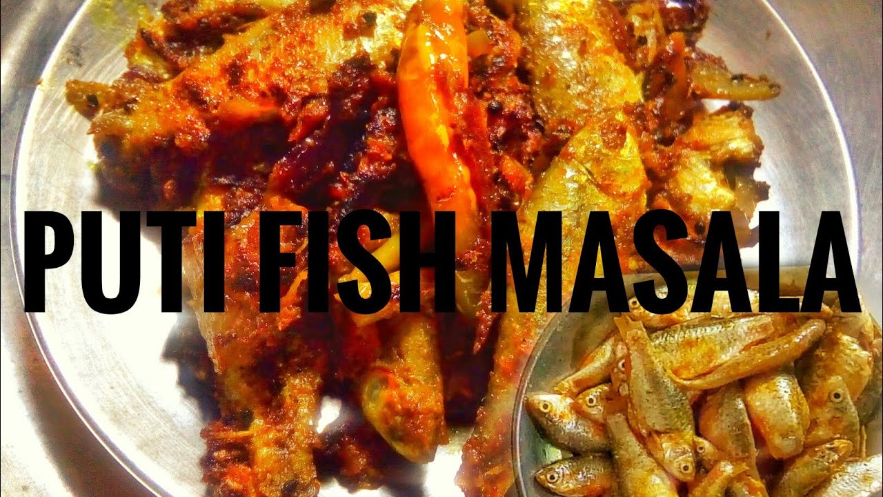 Puti mach er jhal || puti fish masala - YouTube