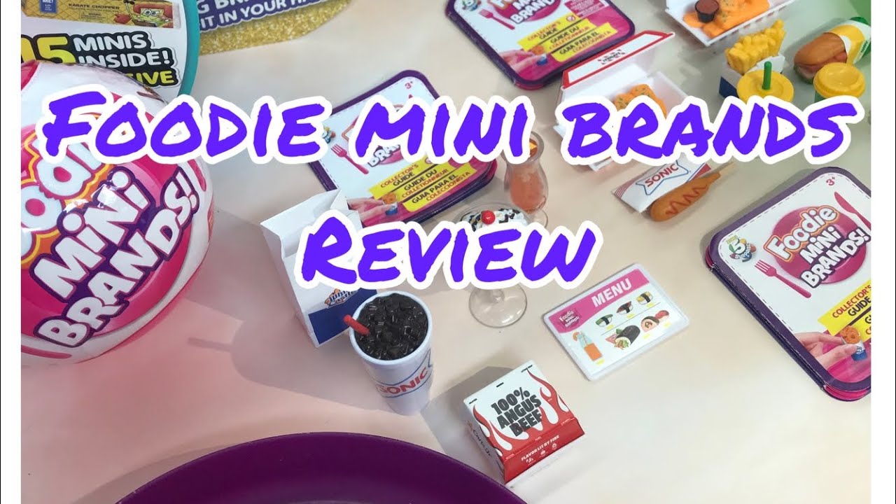 Foodie Mini Brands Collector's Guide Review - YouTube
