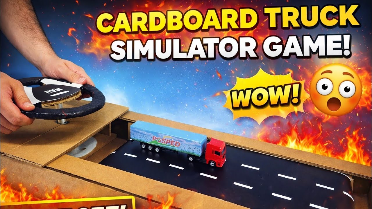 Cardboard Real Truck Simulation Game ETS2! - YouTube
