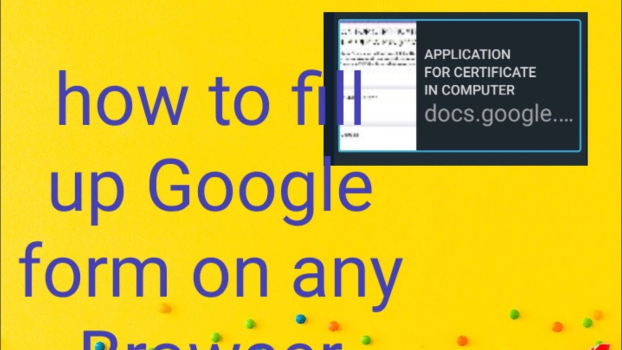 How to fill up Google form on any Browser Oriya tutorial by Axis world ...