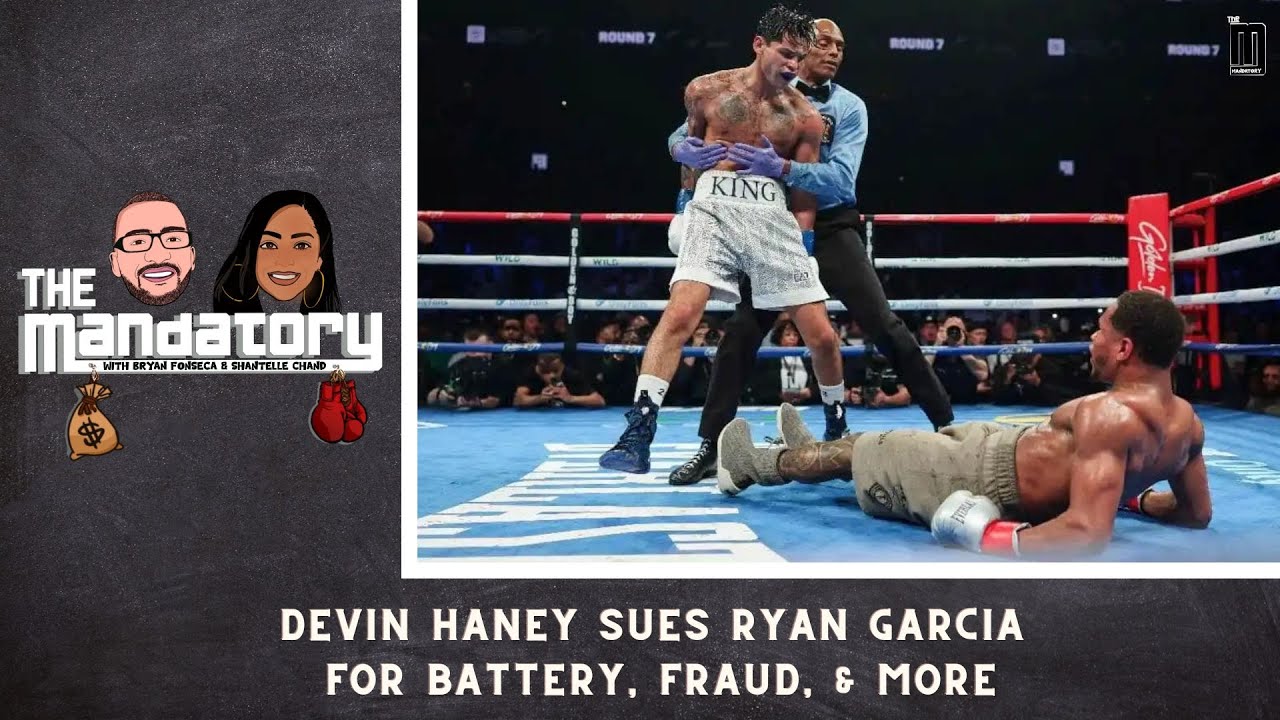 REACTION: Devin Haney is SUING Ryan Garcia | The Mandatory with Bryan & Shantelle - YouTube