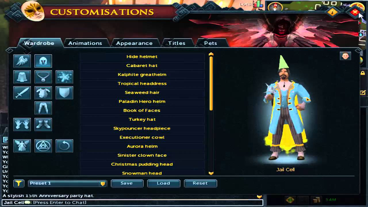 RuneScape Receiving 15th Anniversary Partyhat [100 Partyhat Fragments ...