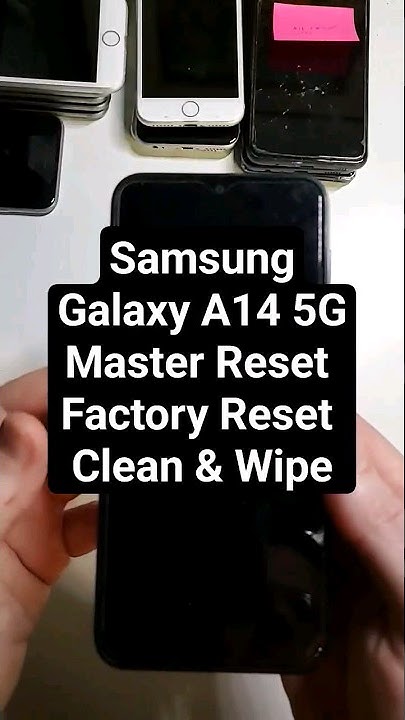 Samsung Galaxy A14 5G Master Reset Factory Reset Wipe & Clean in 45 sec. The Quickest Reset ...