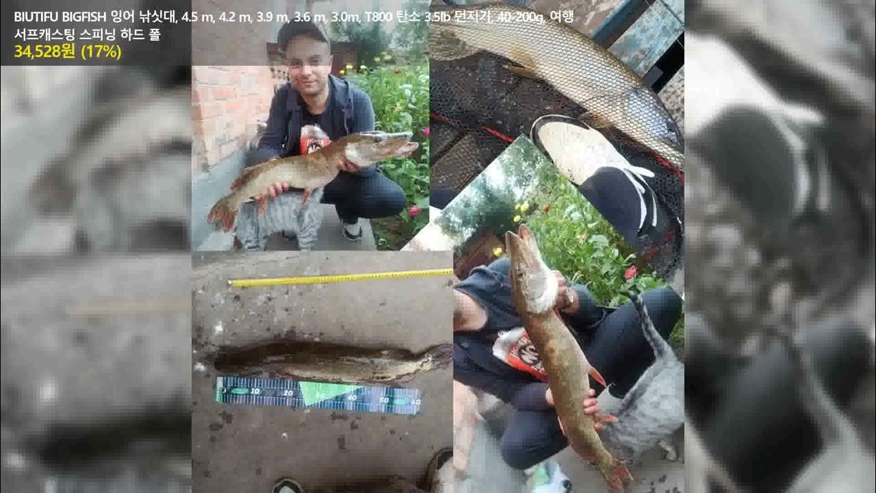 BIUTIFU BIGFISH 잉어 낚싯대, 4.5 m, 4.2 m, 3.9 m, 3.6 m, 3.0m, T800 탄소 3.5lb 던지기, 40-200g, 여행 서프캐스팅 ...