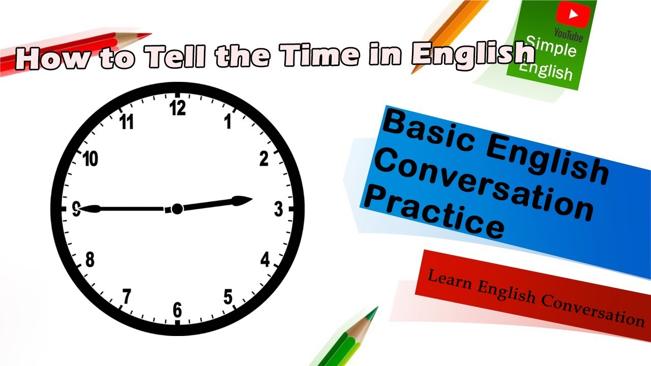 How to say the time in English - YouTube