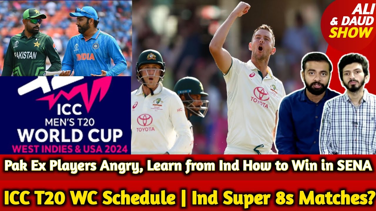 T20 WC Schedule 2024, Ind Super 8s? | Pak Ex Slams PCB! PAK Flop! Learn ...