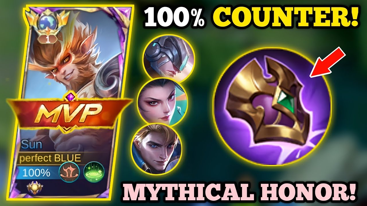 ITEM TO COUNTER LIFESTEAL HEROES!🥚| SUN BEST BUILD 2024 -MLBB🔥 # ...