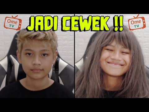KOCAK!! NYAMAR JADI CEWEK DI OME TV WKWK !!