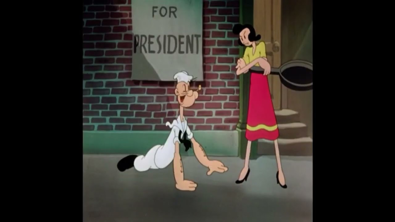 Olive Oyl For President (1948) Intro And Outro A.A.P Titles - YouTube