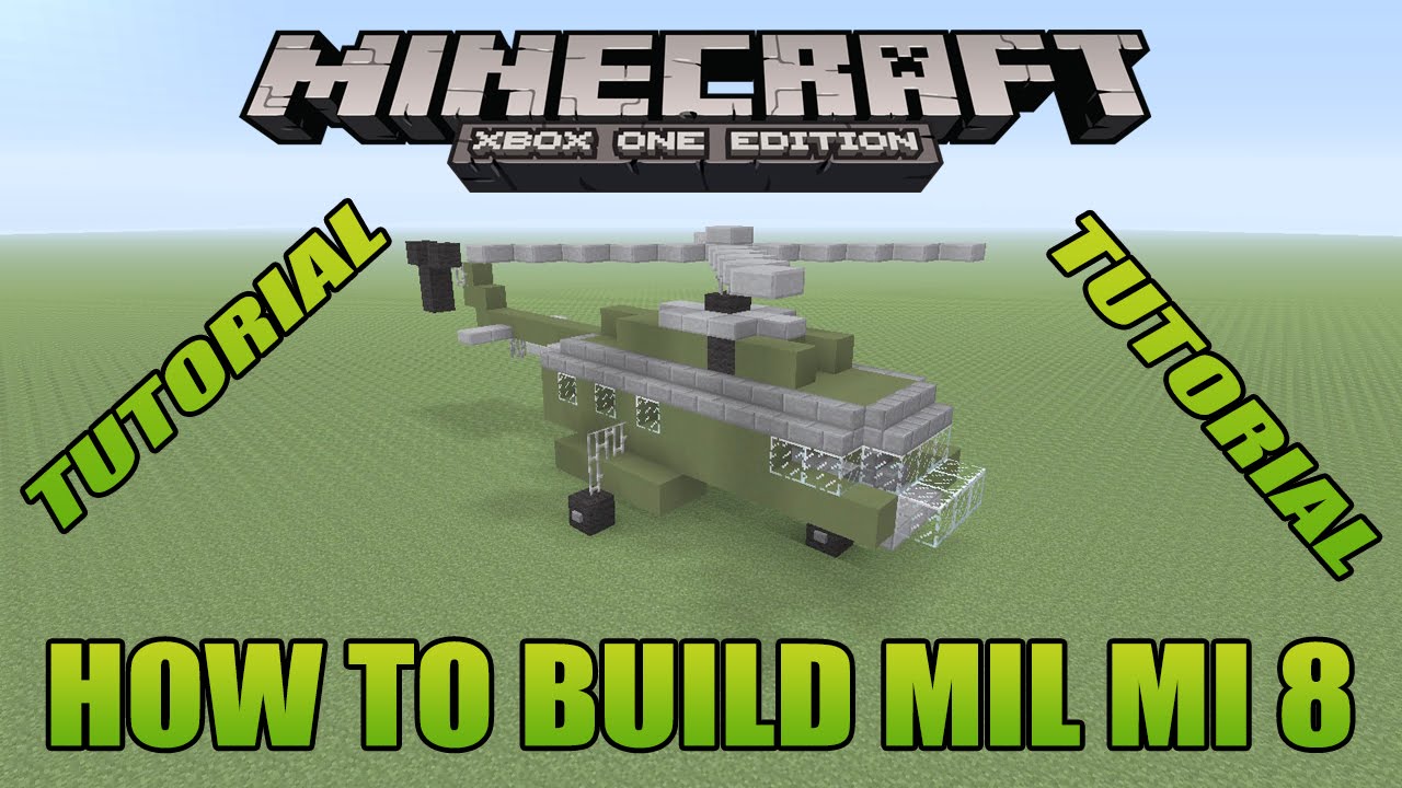 Minecraft Xbox Edition Tutorial How To Build Mil Mi 8 - YouTube