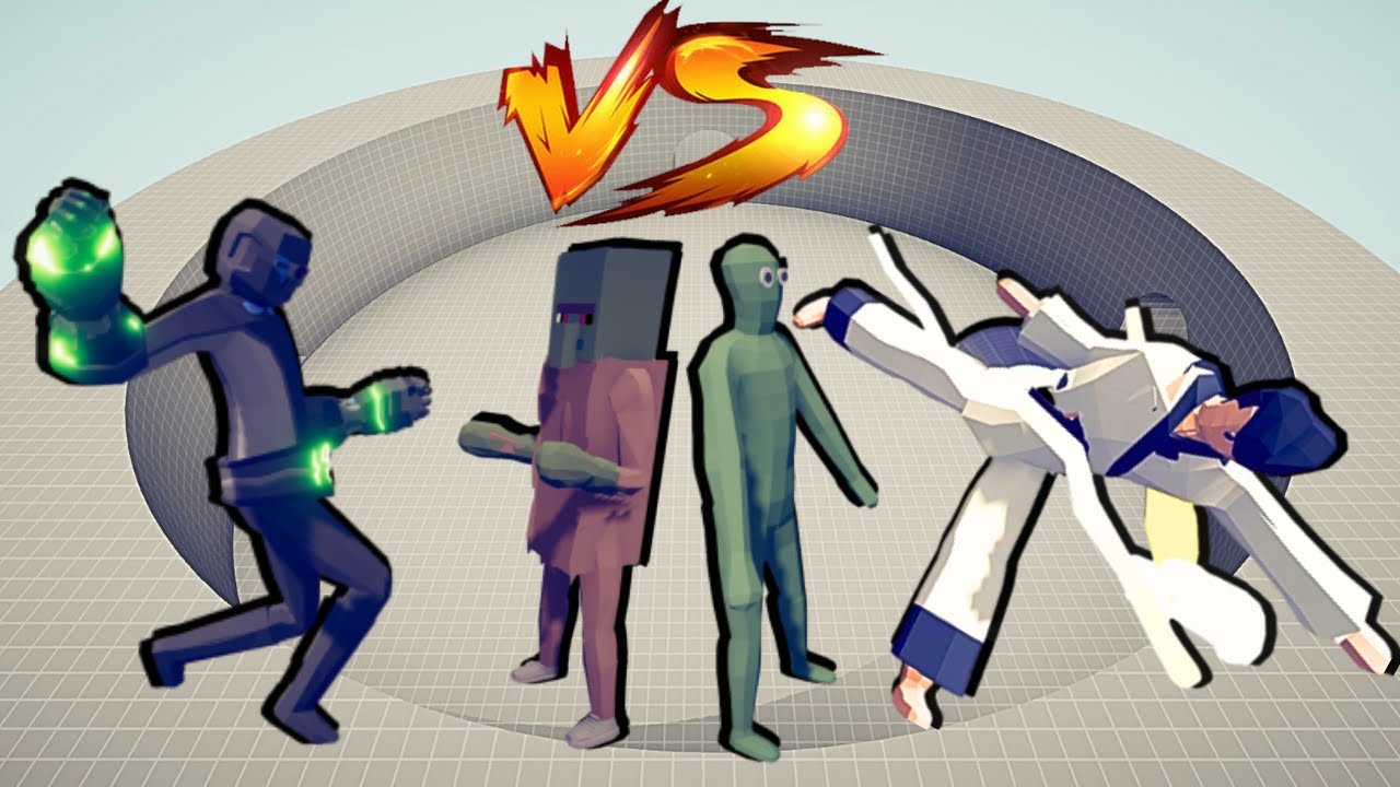 TITANIUM BOXER TAEKWONDO BLACK BELT DUO vs ZOMBIE ARMY - Totally ...
