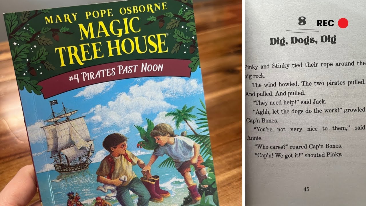 “Chapter 8 Dig, Dogs, Dig” of Magic Tree House #4 Pirates Past Noon by ...