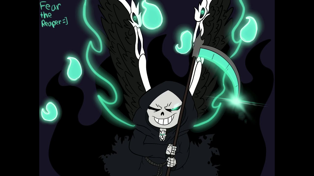 Reaper Sans Speedpaint - YouTube