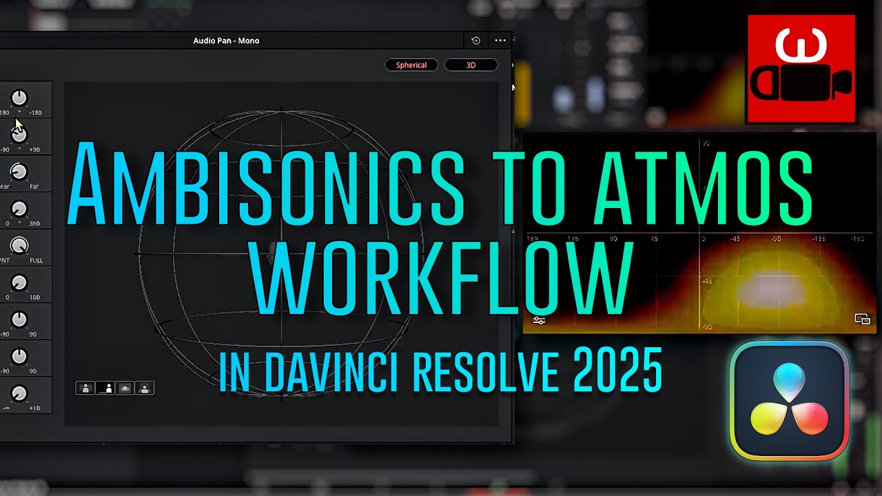 Ambisonics and Atmos Workflow: Quick Introduction in DaVinci Resolve ...
