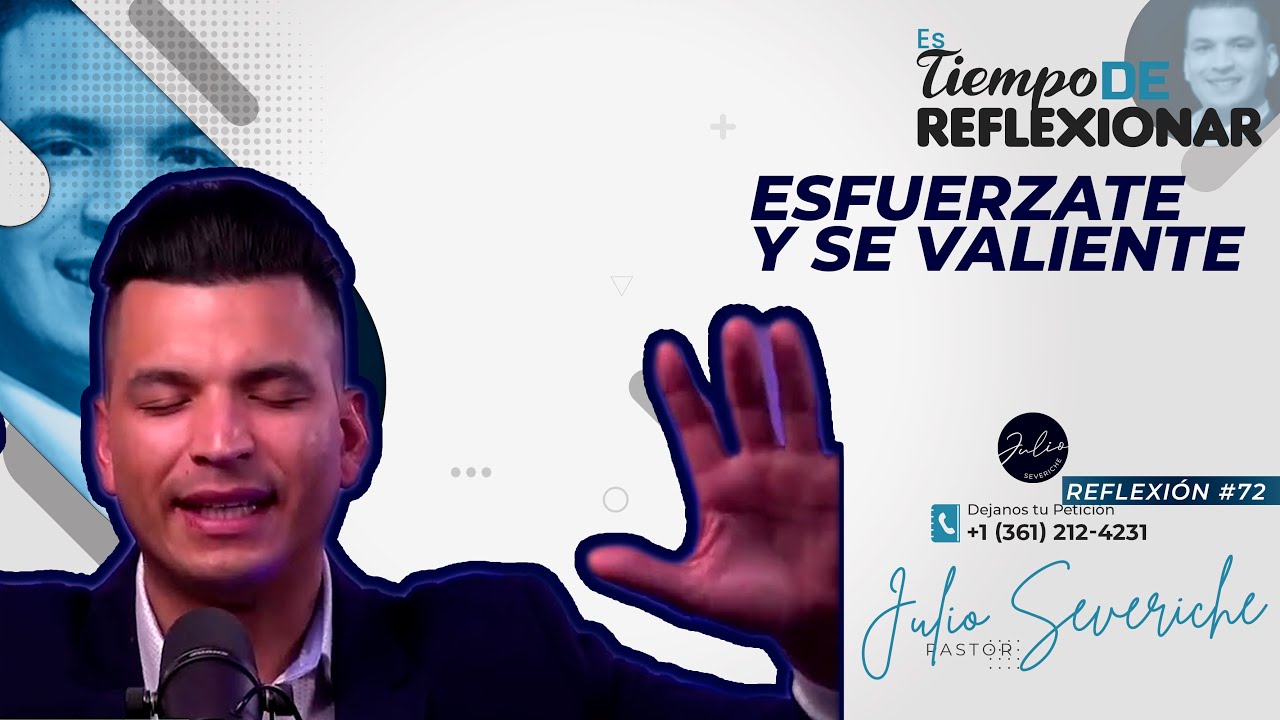 🔵🟣Esfuerzate y se VALIENTE/ Dios te va a AYUDAR😲Tiempo de Reflexionar👍 ...