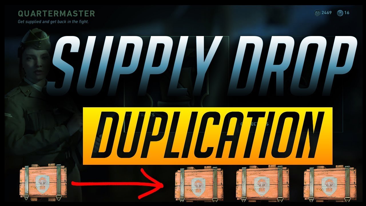 COD WW2 SUPPLY DROP DUPLICATION / XP GLITCH!!! | REWARD DUPLICATION IN ...