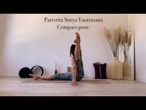 HOW TO : Compass Pose | Parivrtta Surya Yantrasana - YouTube