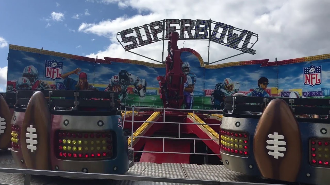 Jamie clarks Super Bowl off ride Middlesbrough Albert park 2017 - YouTube