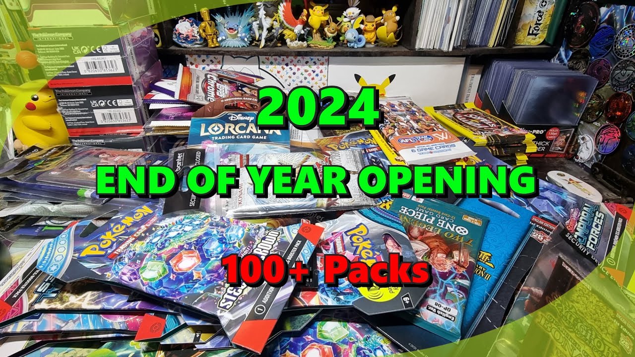 2024 End Of The Year Opening 100+ Packs - YouTube