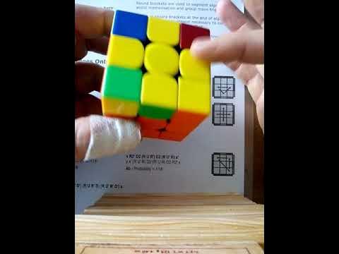 Rubik's cube 3x3 : étape 5b - troisième couronne - YouTube