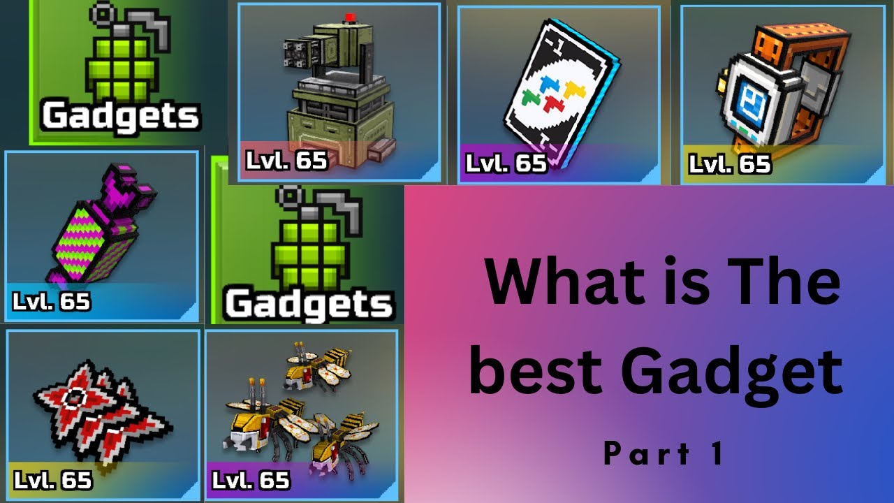 PG3D What Gadgets are the Best? (Part 1) - YouTube