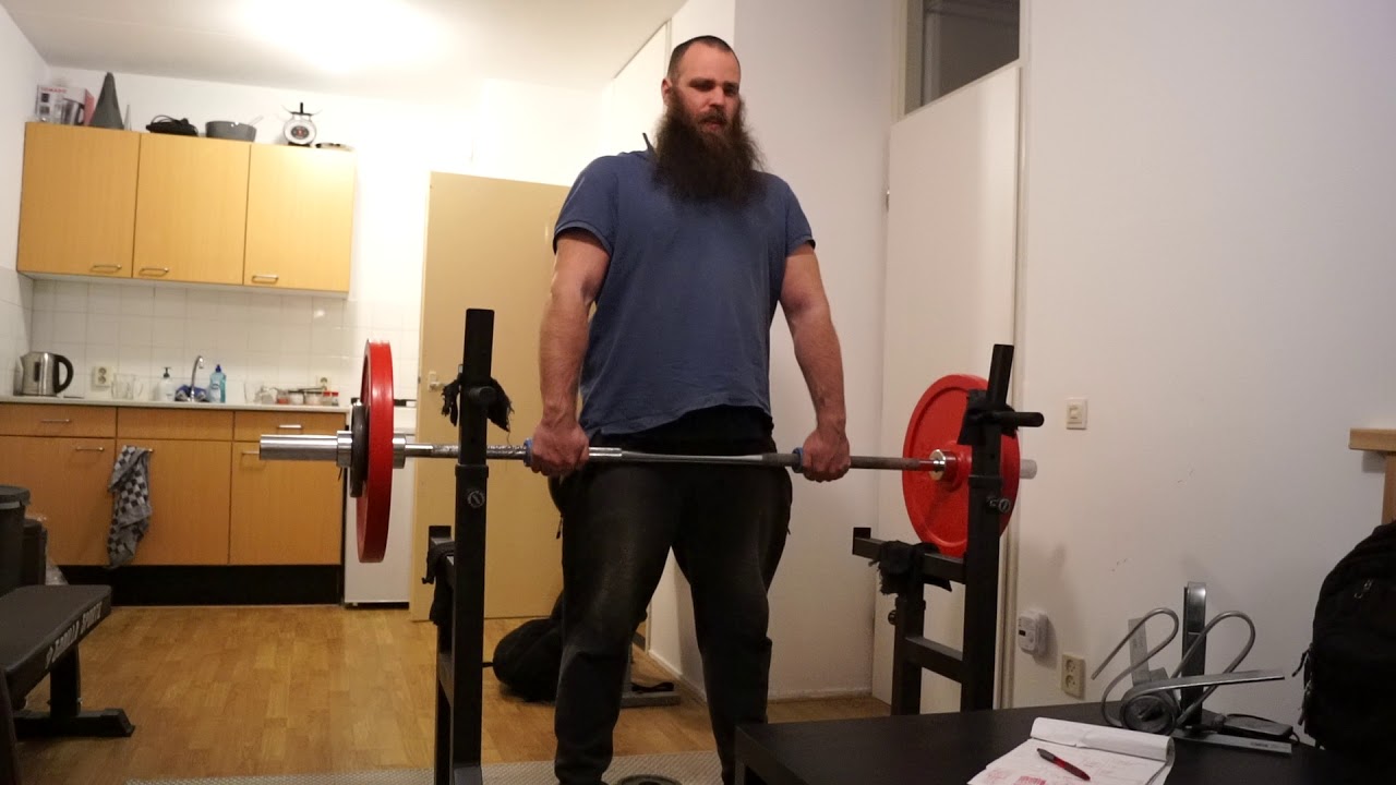 70,55 KG thumbless grip hold with the 2,25 inch diameter fat gripz ...