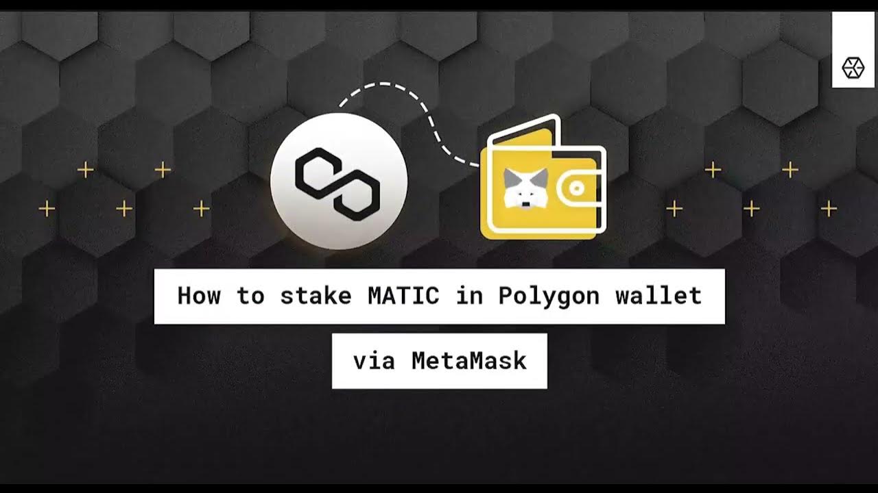 How to Stake MATIC in Polygon Wallet via MetaMask - YouTube